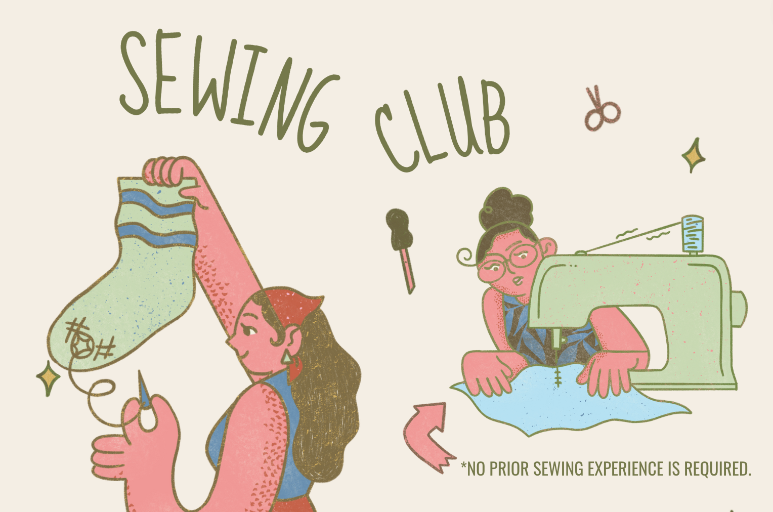 Beginners sewing Club @ BPE | BPNC Programs